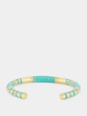 AURÉLIE BIDERMANN Positano Amazonite Rush Bangle - Blue