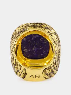 AURÉLIE BIDERMANN Lapis Lazuli Ring - Blue