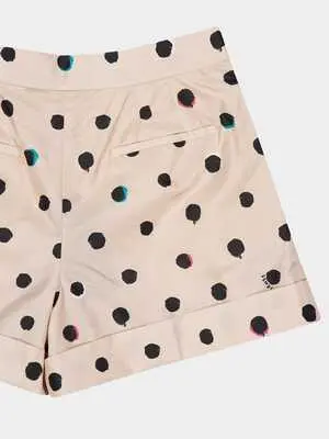 Fendi Mou Dots Silk Shorts - Multicolour