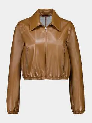 Gucci Nappa Leather Bomber Jacket