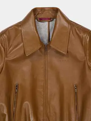 Gucci Nappa Leather Bomber Jacket
