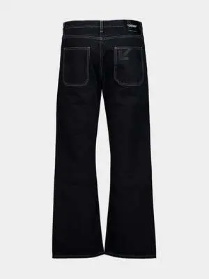 Off-White Stone Raw Relaxed Fit Jeans