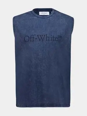 Off-White Bookish Mareado Night Sky Sleeveless Top