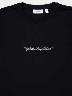 Off-White Slim Fit Script Arrow T-shirt - Black