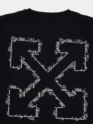 Off-White Slim Fit Script Arrow T-shirt - Black