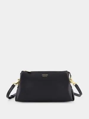 FERRAGAMO Gancini Chain Mini Bag - Black