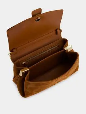 FERRAGAMO Leather Shoulder Bag - Orange