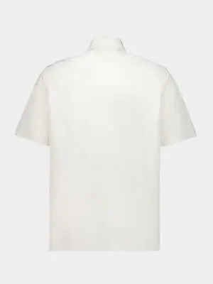 FERRAGAMO Cotton Short-sleeved Shirt - White