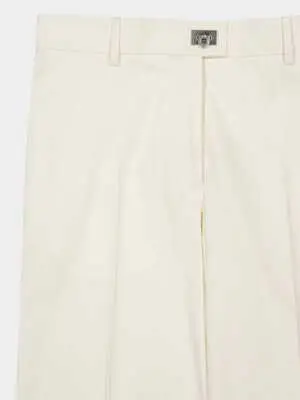 FERRAGAMO Tailored Cotton-silk Trousers