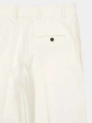 FERRAGAMO Tailored Cotton-silk Trousers