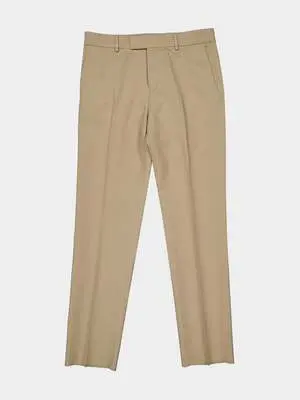 FERRAGAMO Safari Cotton-cashmere Chinos