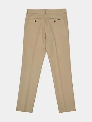 FERRAGAMO Safari Cotton-cashmere Chinos