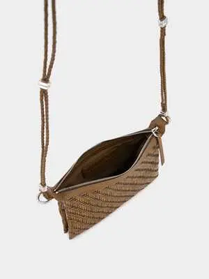 Benedetta Bruzziches Coriandolo Pondy Leather Crossbody Bag - Brown