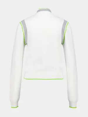 Casablanca Zip-up Jacket With Neon Trim