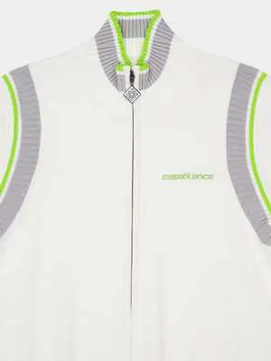 Casablanca Zip-up Jacket With Neon Trim