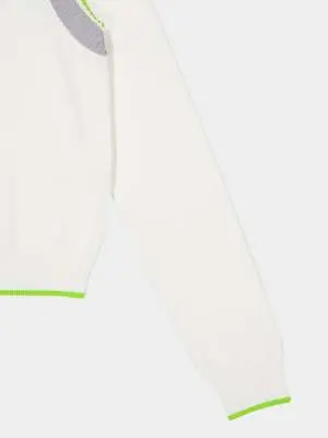 Casablanca Zip-up Jacket With Neon Trim
