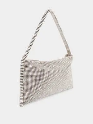Benedetta Bruzziches Your Best Friend La Grande Shoulder Bag - Silver