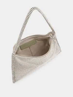 Benedetta Bruzziches Your Best Friend La Grande Shoulder Bag - Silver