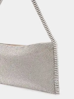 Benedetta Bruzziches Your Best Friend La Grande Shoulder Bag - Silver