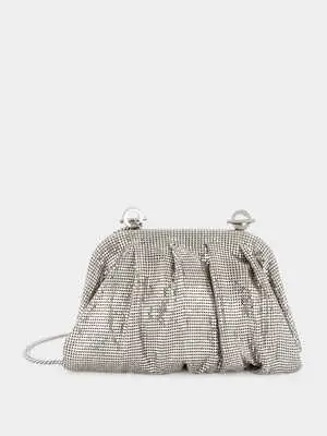 Benedetta Bruzziches Mercury Venus La Grande Clutch - Silver