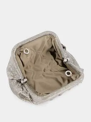 Benedetta Bruzziches Mercury Venus La Grande Clutch - Silver