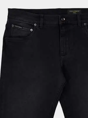 Dolce & Gabbana Straight Fit Cotton Pants