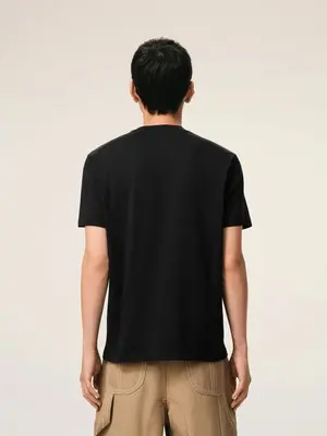 AMI Paris De Coeur Cotton T-shirt - Black