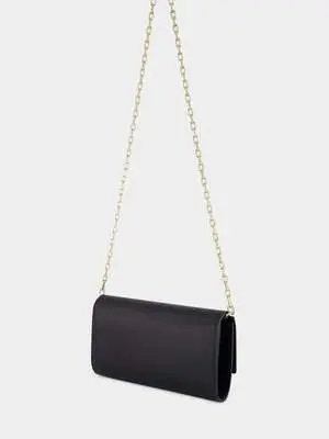 CHRISTIAN LOUBOUTIN Bettina Wallet On Chain - Black