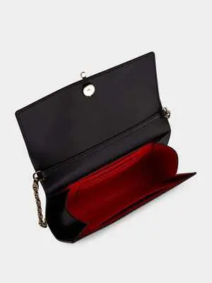 CHRISTIAN LOUBOUTIN Bettina Wallet On Chain - Black