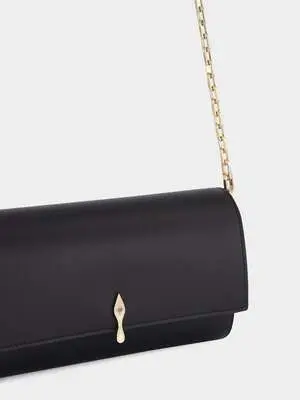 CHRISTIAN LOUBOUTIN Bettina Wallet On Chain - Black