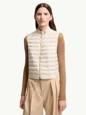 Moncler Haricot 3-in-1 Leather Shirt Jacket - Cream
