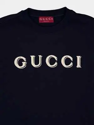 Gucci Cotton Crewneck Sweatshirt With Embroidery