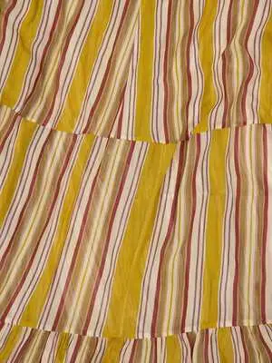 Zimmermann Rebellion Mustard Stripe Maxi Dress - Yellow