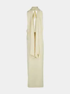 Johanna Ortiz Wildly Beautiful Halter Dress - Beige