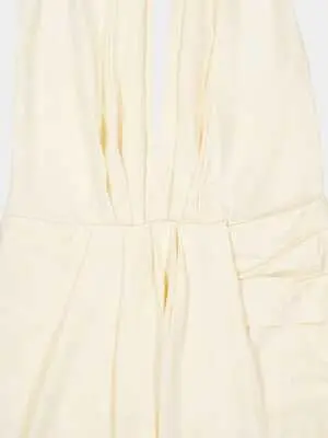 Johanna Ortiz Wildly Beautiful Halter Dress - Beige