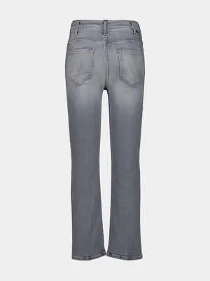 MOTHER The Hustler Ankle Jeans - Grey
