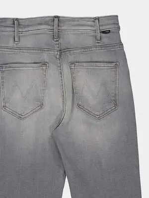 MOTHER The Hustler Ankle Jeans - Grey