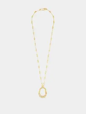 AURÉLIE BIDERMANN Diana Sautoir Necklace - White
