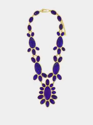 AURÉLIE BIDERMANN Lapis Lazuli Cherokee Sautoir Necklace - Blue
