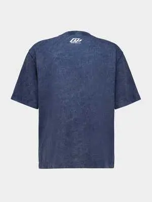 Off-White Mareado Night Sky Sporty 4 Skate T-shirt - Blue