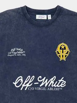 Off-White Mareado Night Sky Sporty 4 Skate T-shirt - Blue