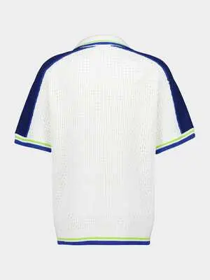 Casablanca Crochet Short-sleeve Shirt