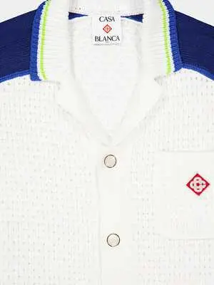 Casablanca Crochet Short-sleeve Shirt
