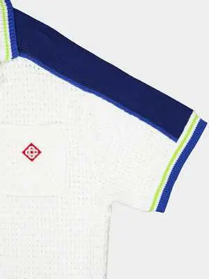 Casablanca Crochet Short-sleeve Shirt