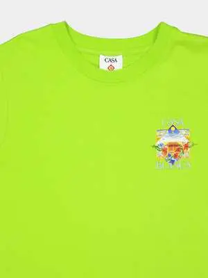 Casablanca Flower Court Icon T-shirt - Multicolour