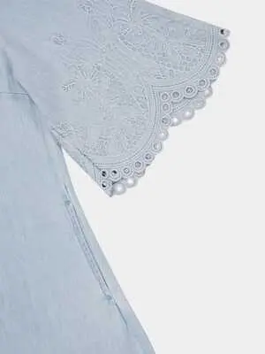 Zimmermann Denim Midi Shirt Dress - Blue