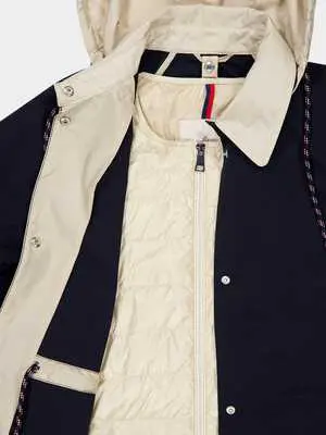 Moncler 3-in-1 Hooded Down Jacket - Blue