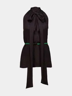 Gucci Silk Jacquard Horsebit Top