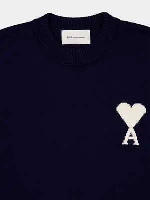 Ami De Coeur Crewneck Sweater - Blue