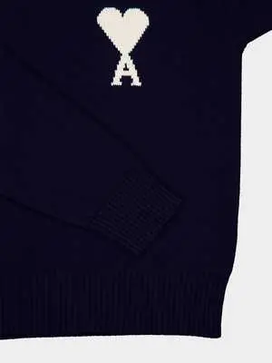 Ami De Coeur Crewneck Sweater - Blue